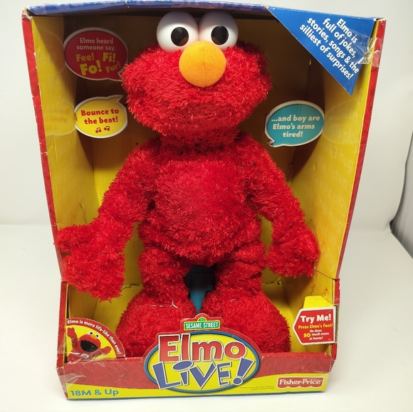 Sesame Street | Toys | Fisherprice Elmo Live Brand New In The Original ...